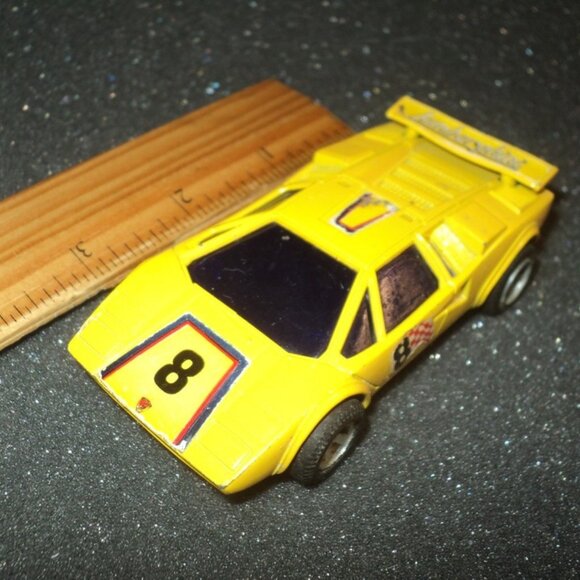 Toys | Lamborghini Countach 8 Vintage Scale 145 Yellow Made In Hong ...